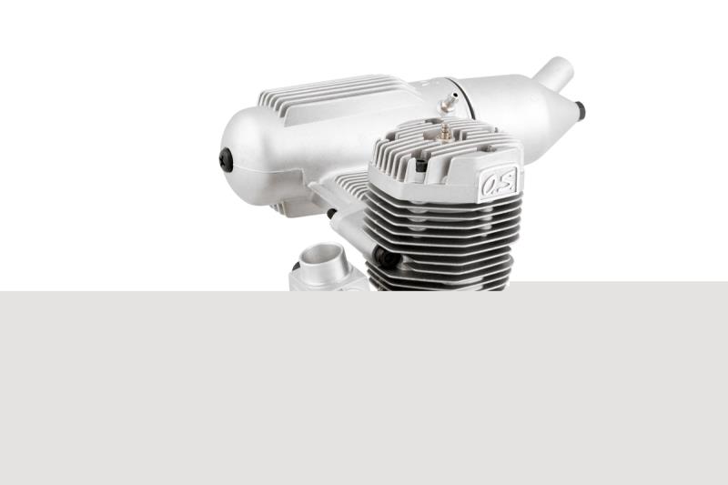 OS MAX 65 AX včetně E-4010 tlumiče | Kostka model centrum