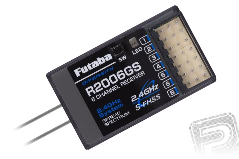 Futaba R2006GS S-FHSS/FHSS 6k přijímač | Kostka model centrum