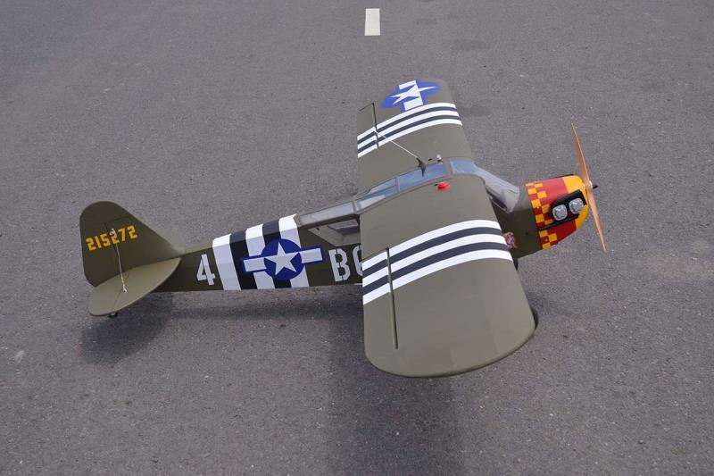 Piper L-4 Grasshopper 1/5 2,29m RC model Seagull | Kostka model centrum