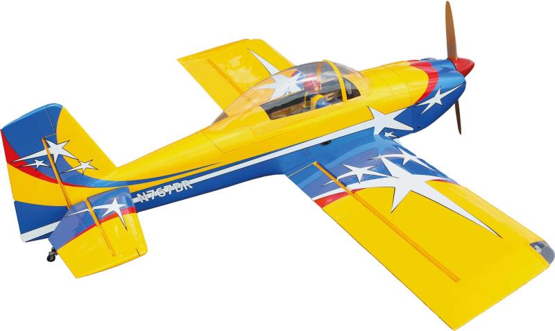 Van's RV-8 71" ARF 35-40cc (žlutá-modrá) Seagull | Kostka model centrum